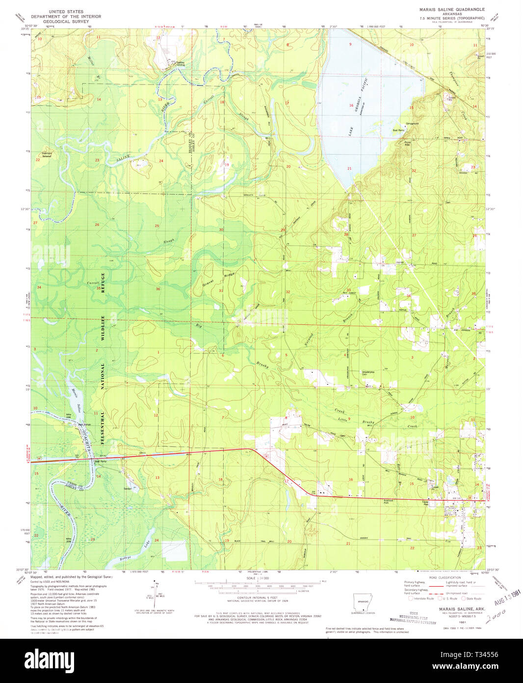Saline map hi-res stock photography and images - Alamy