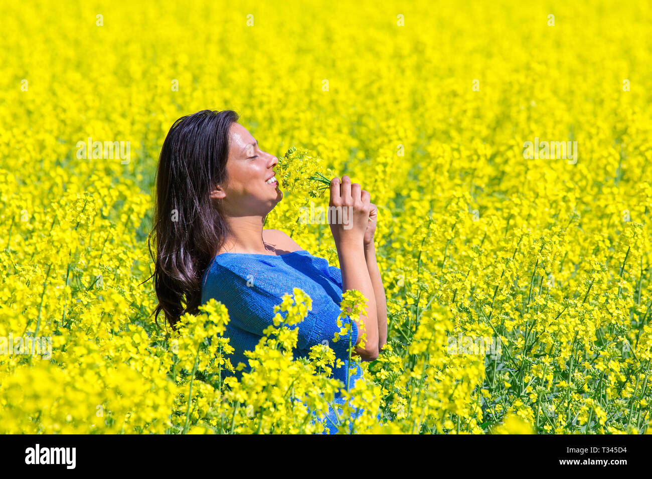 Plants portrait smell hi-res stock photography and images - Alamy