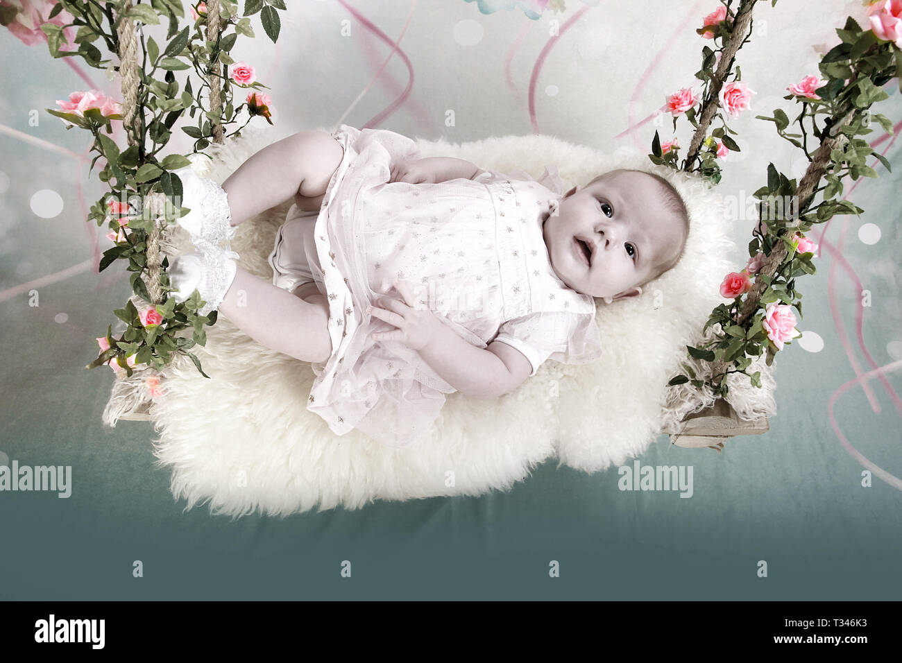 baby girl, 10 days old Stock Photo - Alamy