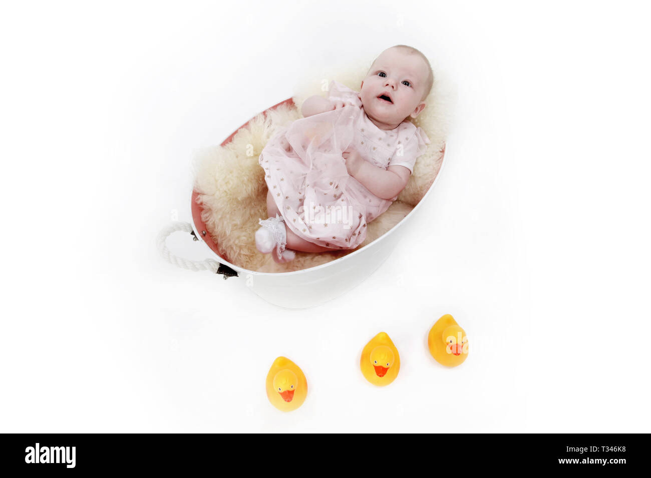 baby girl, 10 days old Stock Photo - Alamy
