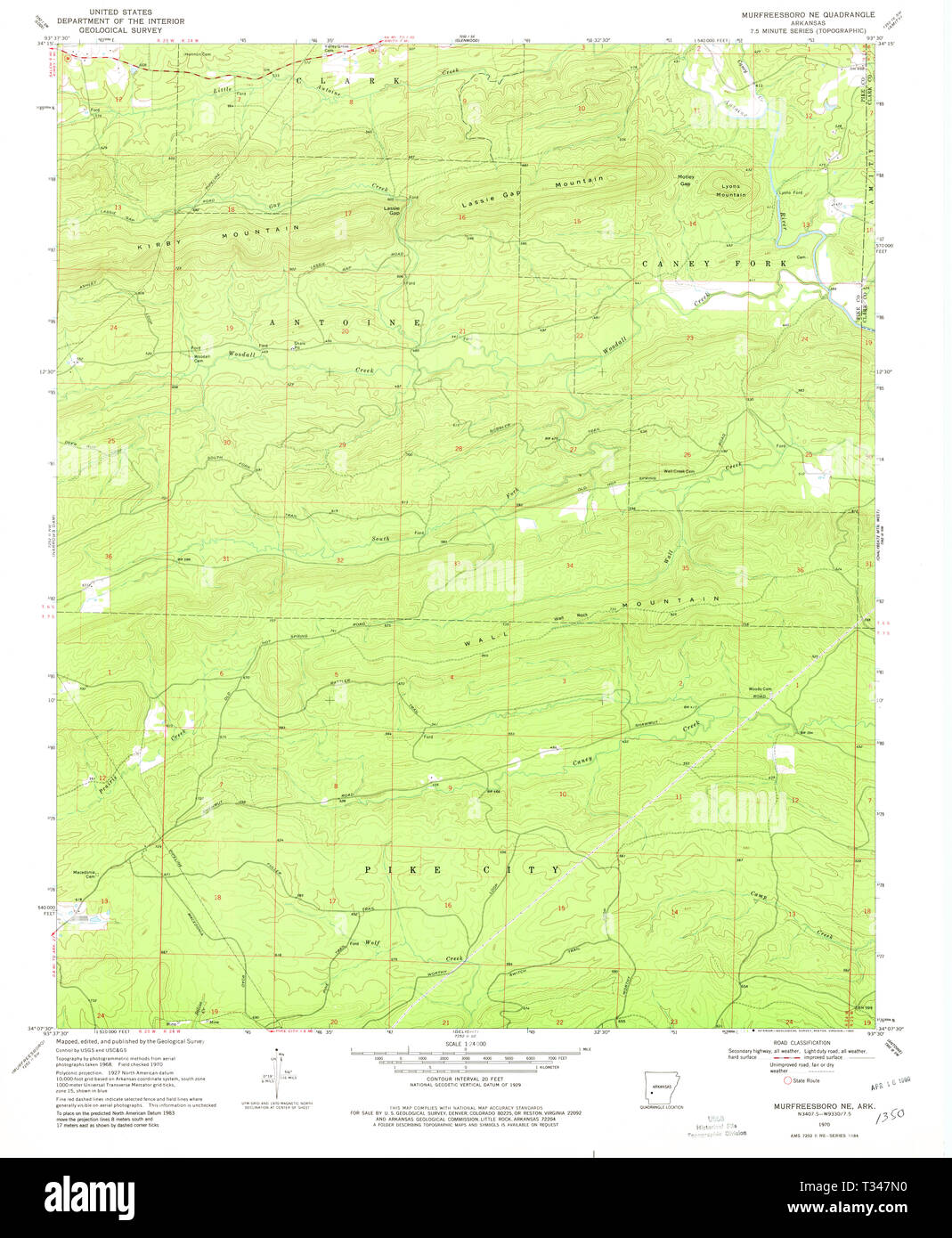 Map of murfreesboro hi-res stock photography and images - Alamy
