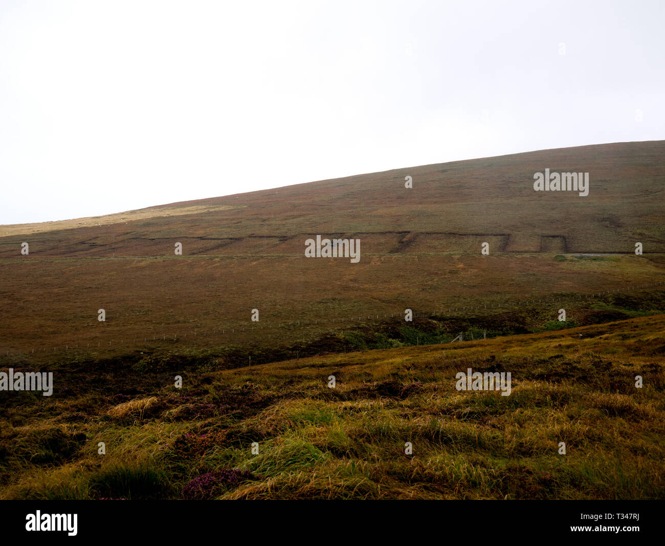Peat digging on the island of Hoy in Orkney, Scotland, UK Stock Photo ...