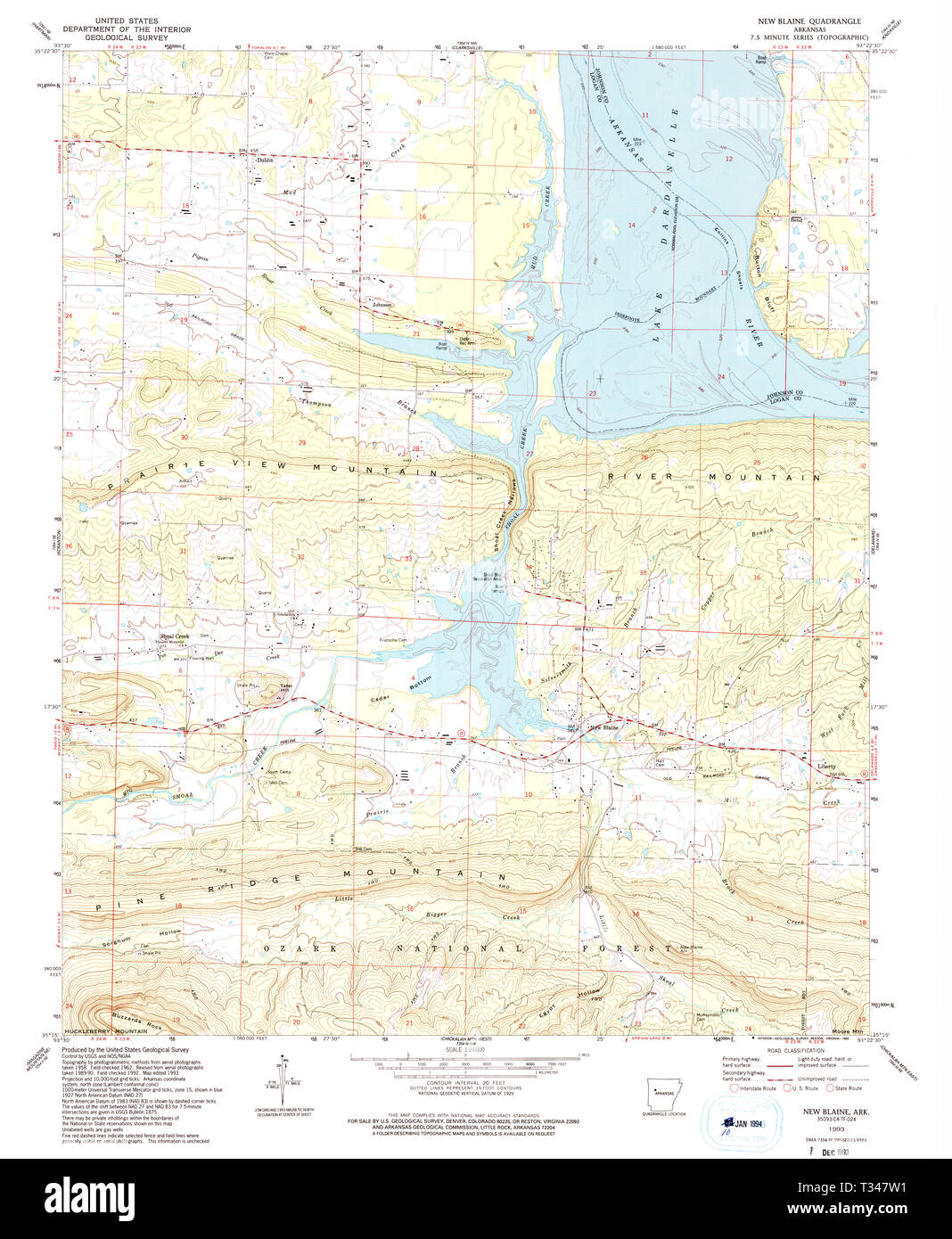 Map of blaine hi-res stock photography and images - Alamy