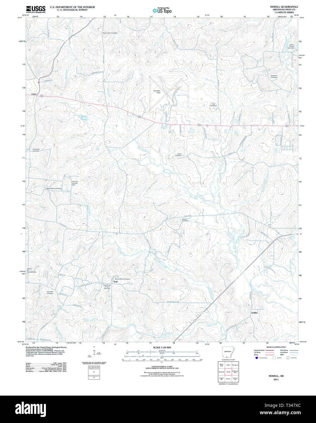 Map of newell hi-res stock photography and images - Alamy