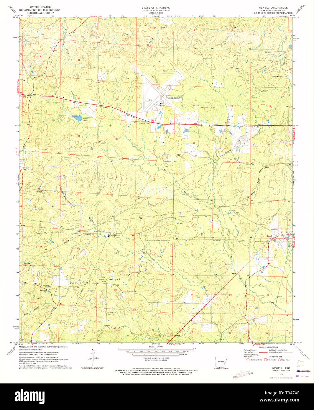 Map of newell hi-res stock photography and images - Alamy
