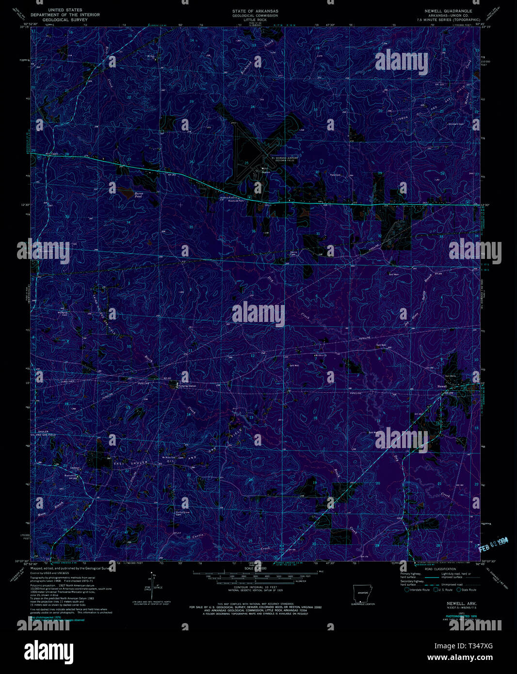 Map of newell hi-res stock photography and images - Alamy