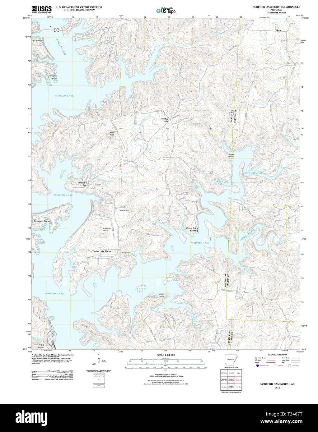 Norfork dam north hi-res stock photography and images - Alamy