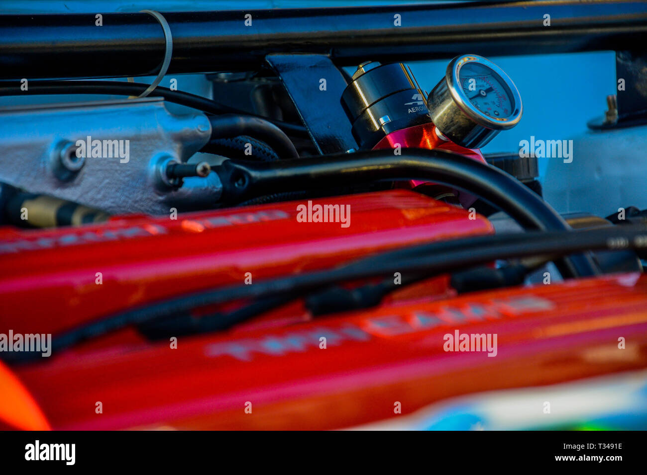 Sajmski autoslalom 2019 - Suzuki Swift (engine Stock Photo - Alamy