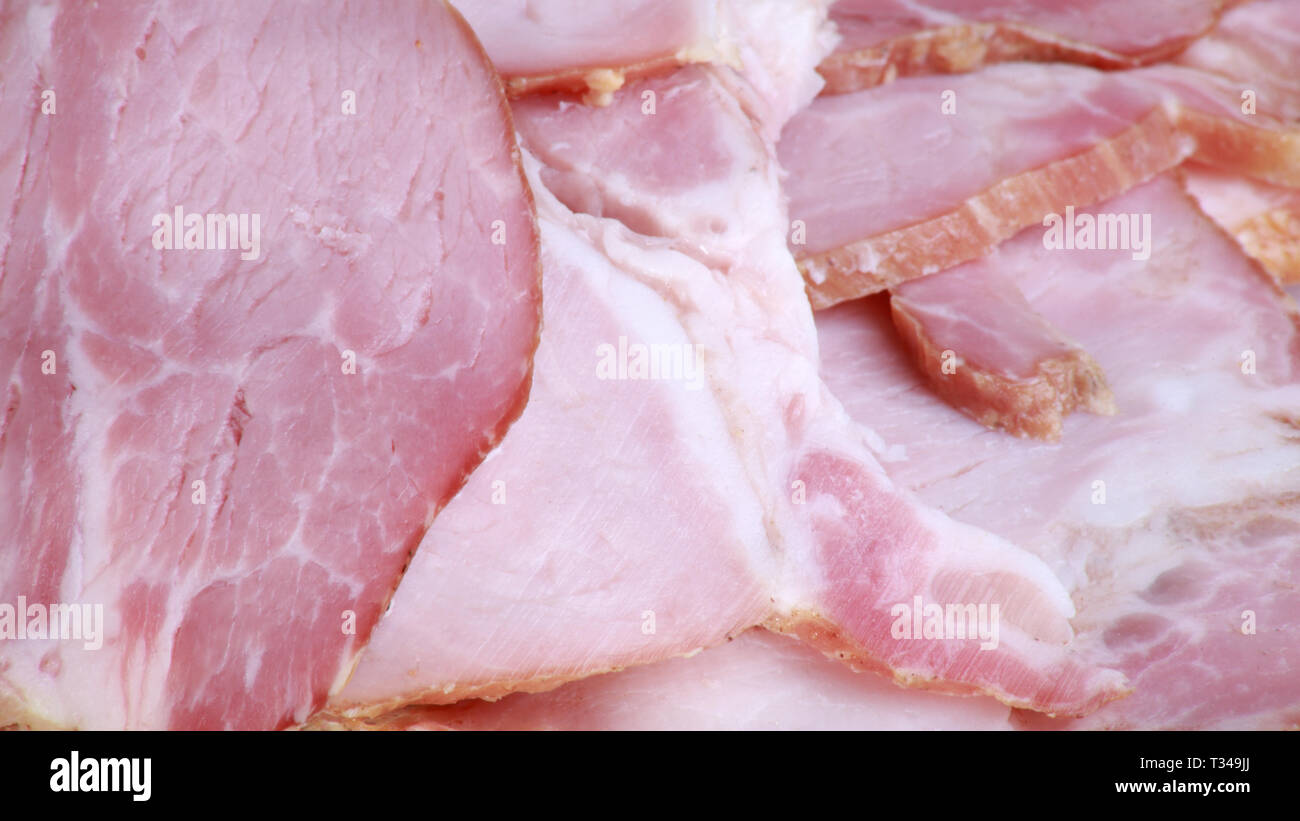 ham meat as food background Stock Photo - Alamy