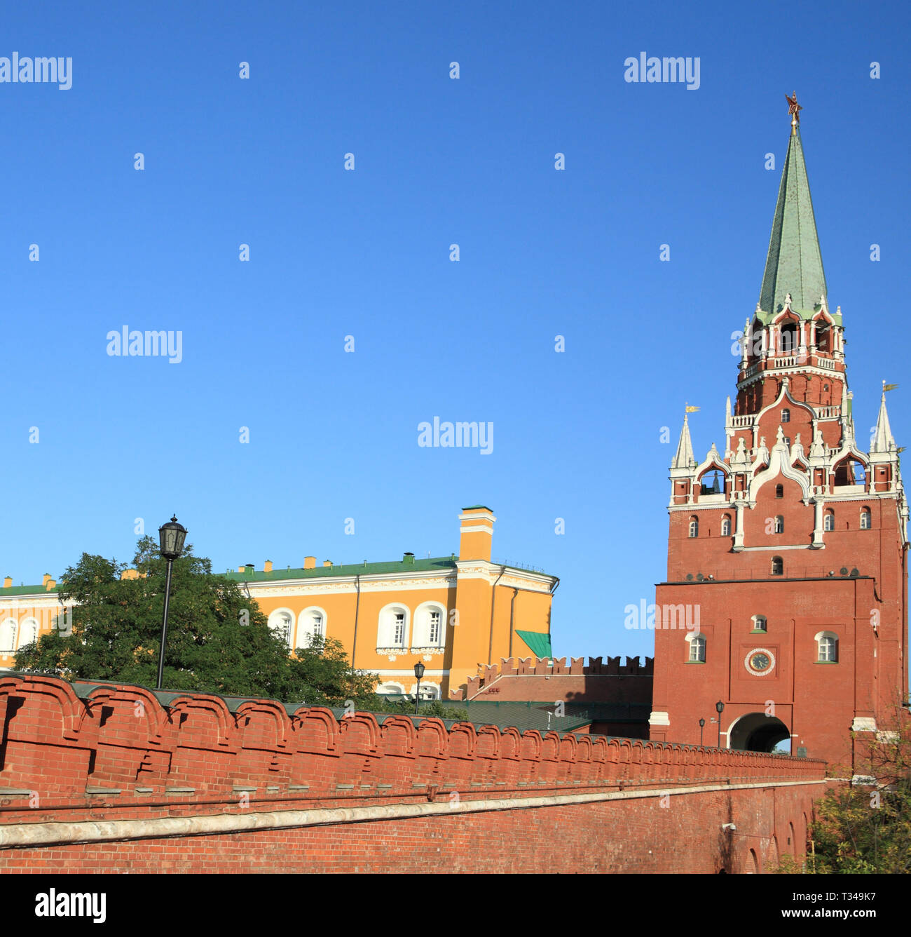 Kremlin tower on sky background Stock Photo - Alamy