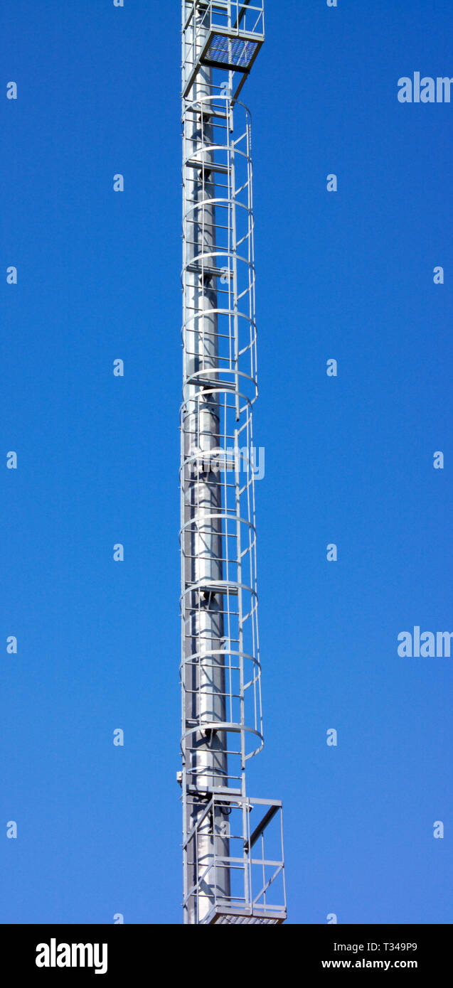 lighting mast at day Stock Photo - Alamy