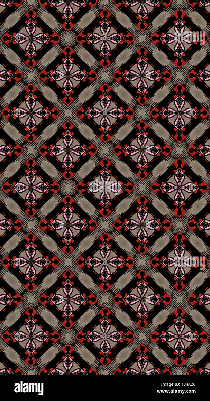 Ornate geometric pattern and abstract multicolored background Stock ...