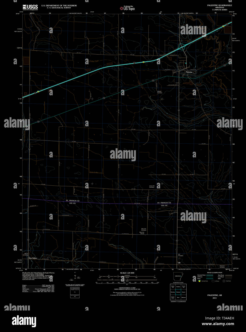 Geological map of palestine hi-res stock photography and images - Alamy