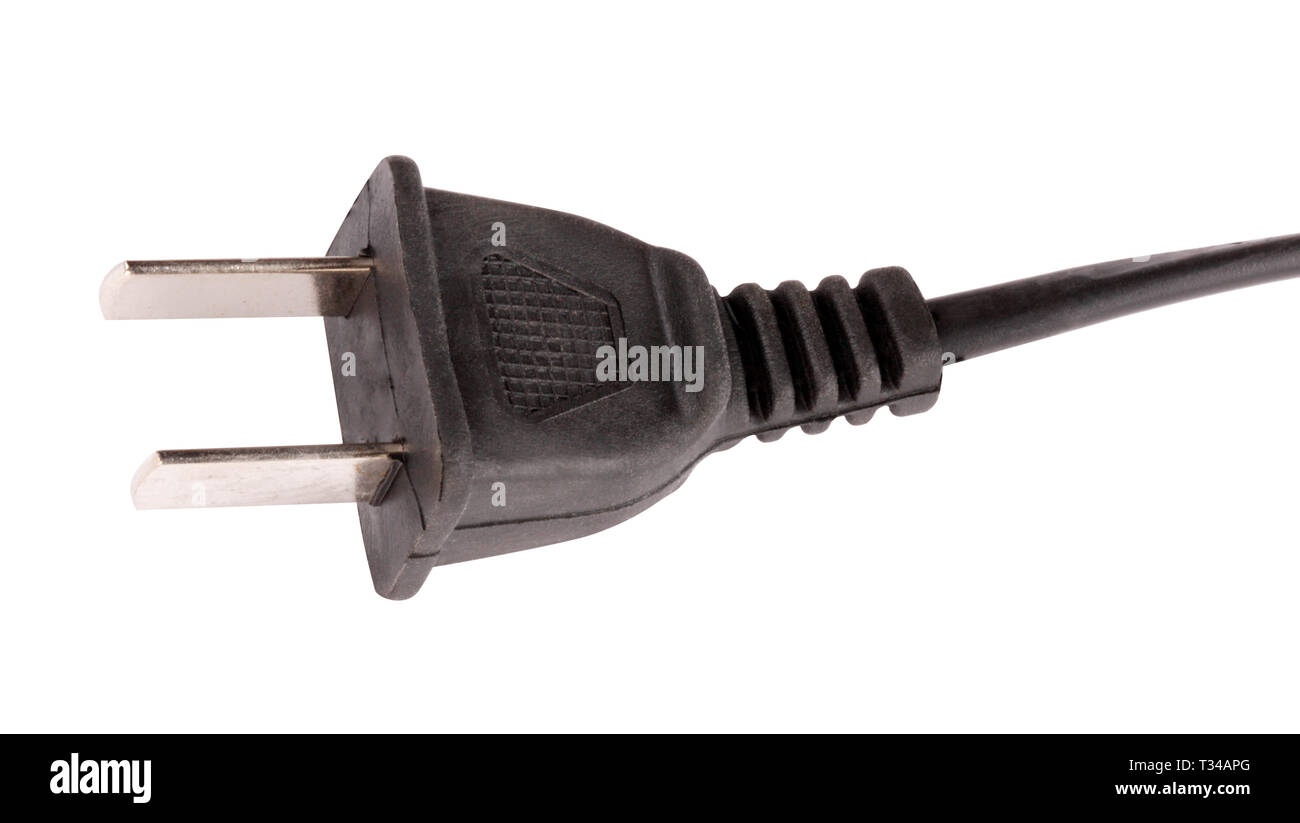 American Outlet Plug with Cord Isolated Stock Photo - Alamy