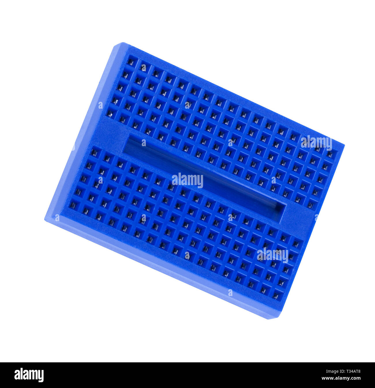 Mini Solderless Prototype Breadboard isolated Stock Photo - Alamy