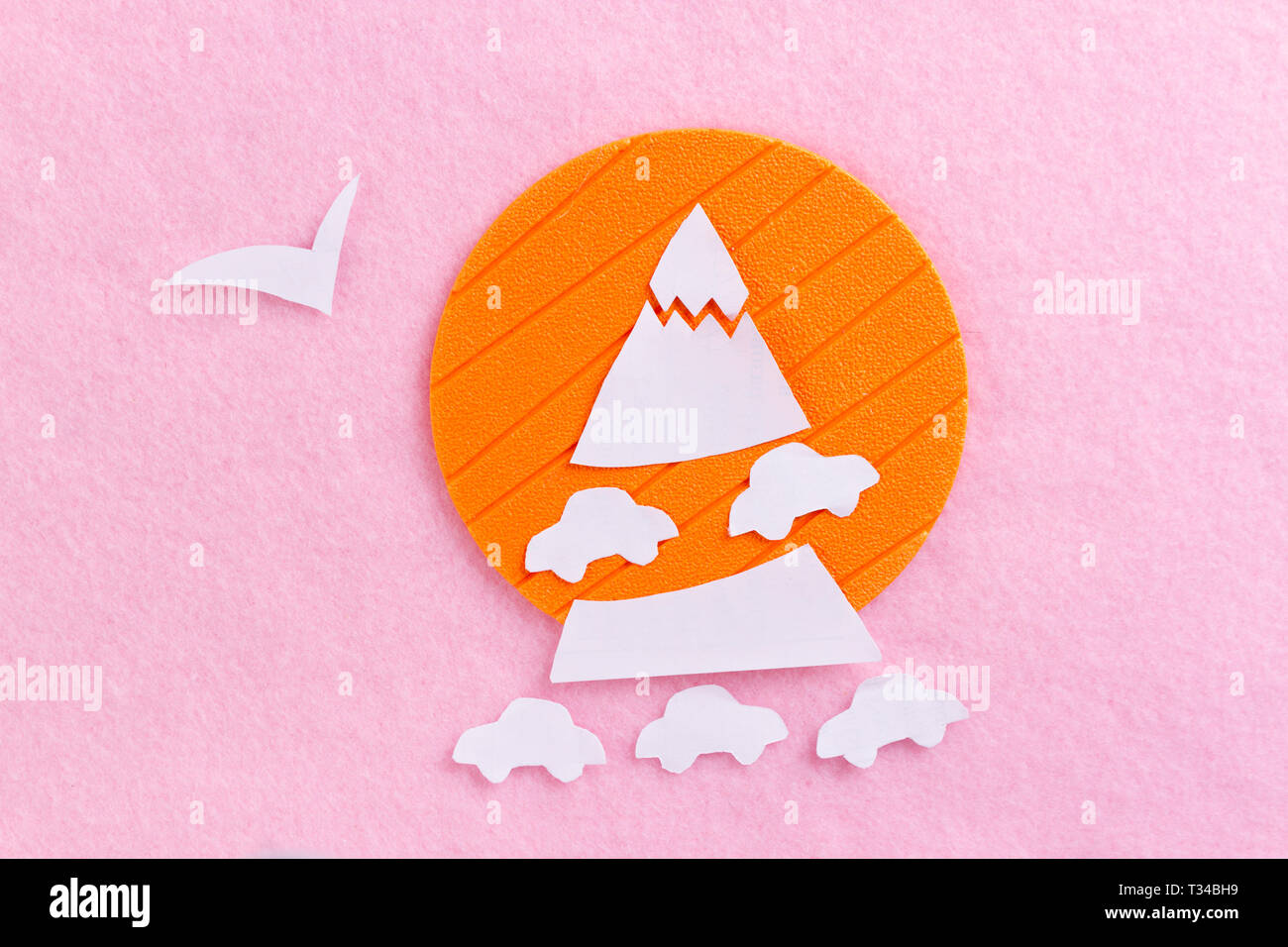 streamer high in the mountains with cars Stock Photo - Alamy