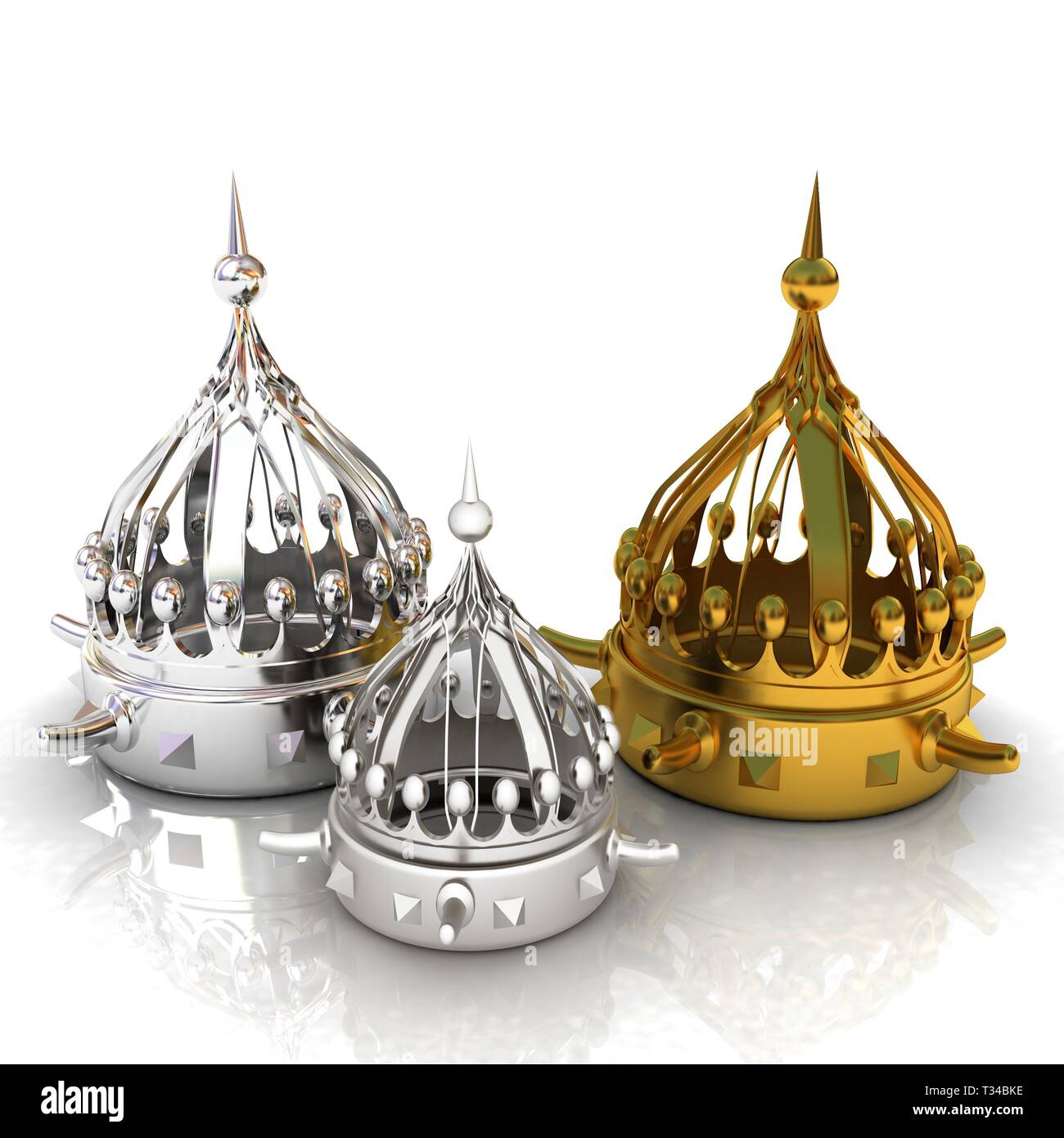Crown. 3d render Stock Photo - Alamy
