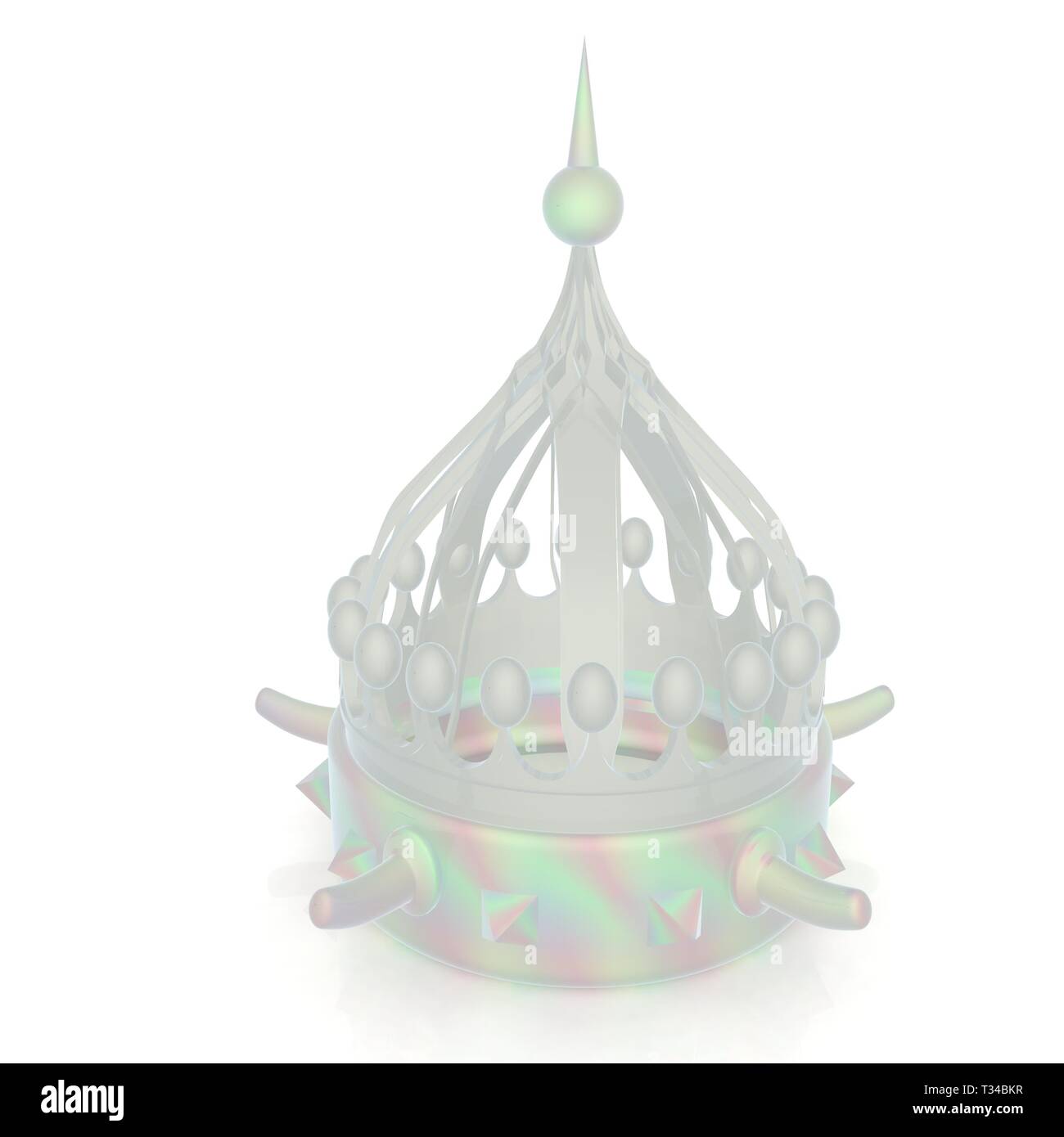 Crown. 3d render Stock Photo - Alamy