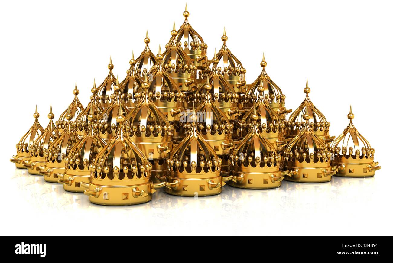 Crown. 3d render Stock Photo - Alamy