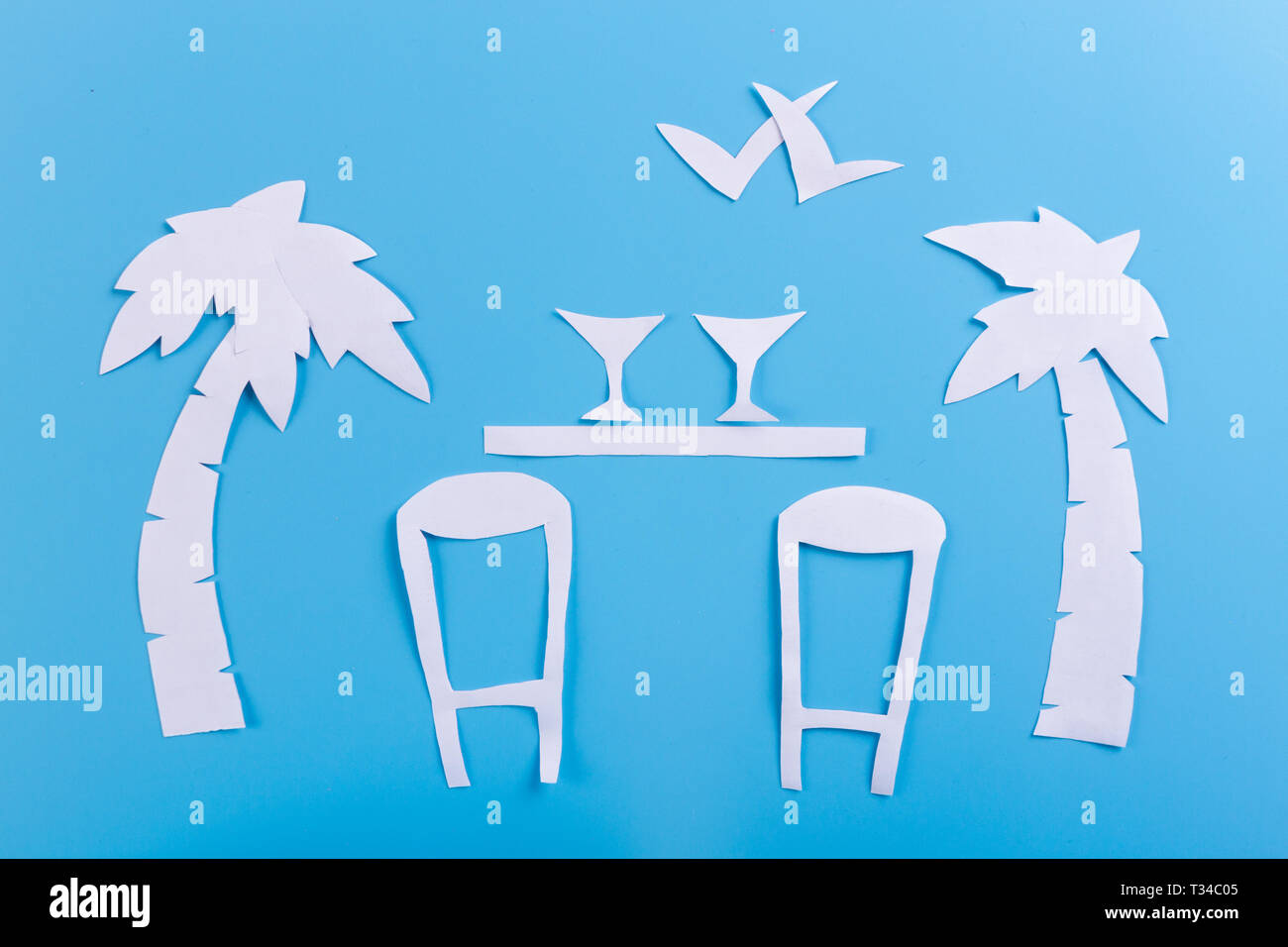 Bar counter with alcohol bottles assortment. paper cut Stock Photo - Alamy