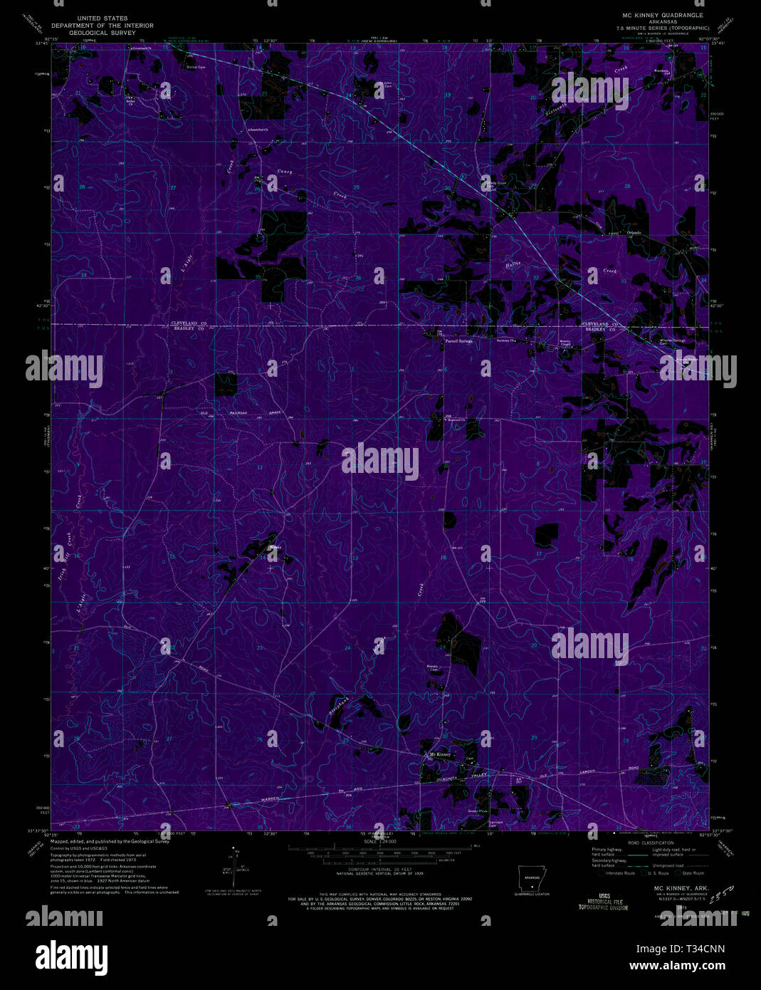 Map of kinney hi-res stock photography and images - Alamy