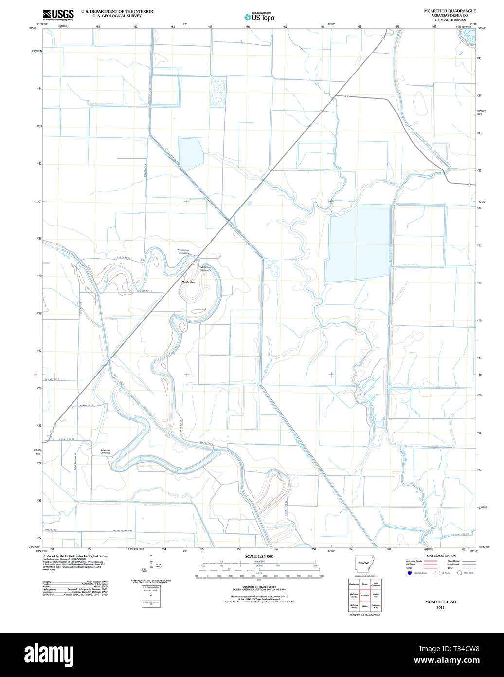 Mcarthur map hi-res stock photography and images - Alamy