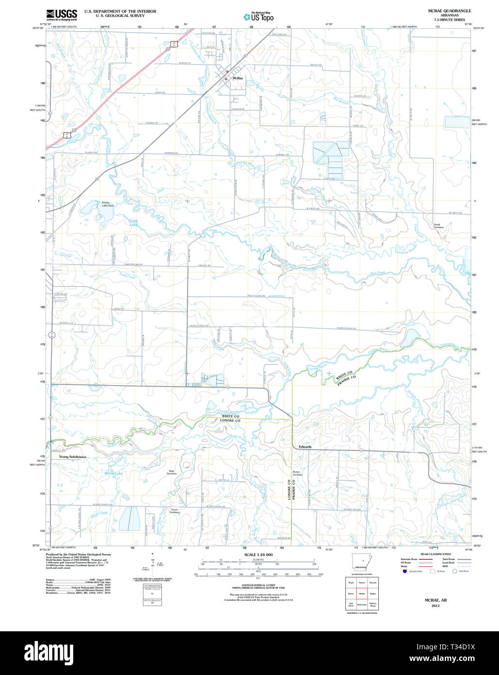 Map Arkansas High Resolution Stock Photography and Images - Alamy