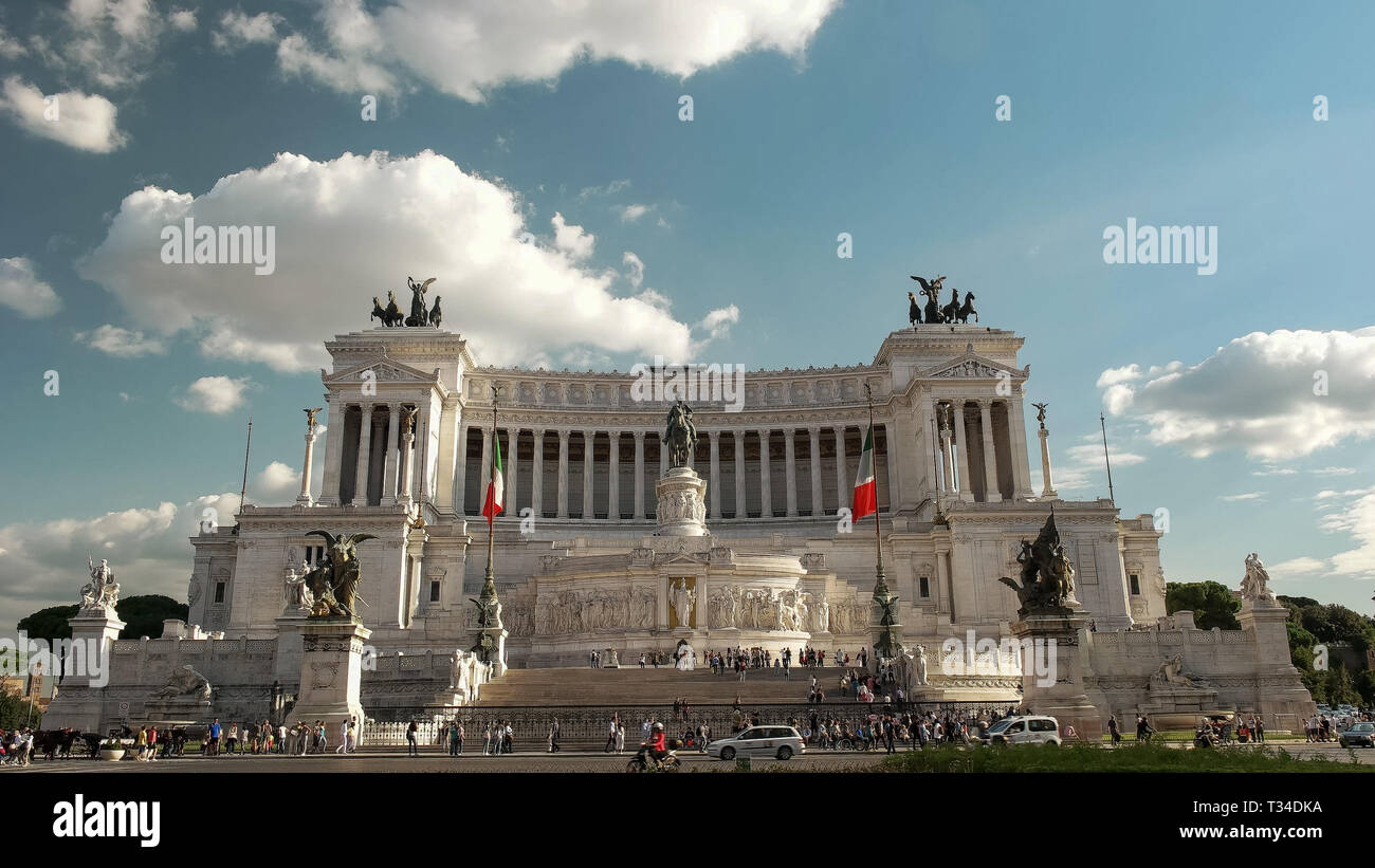 exterior view of the victor emmanuel ii monument, rome Stock Photo - Alamy