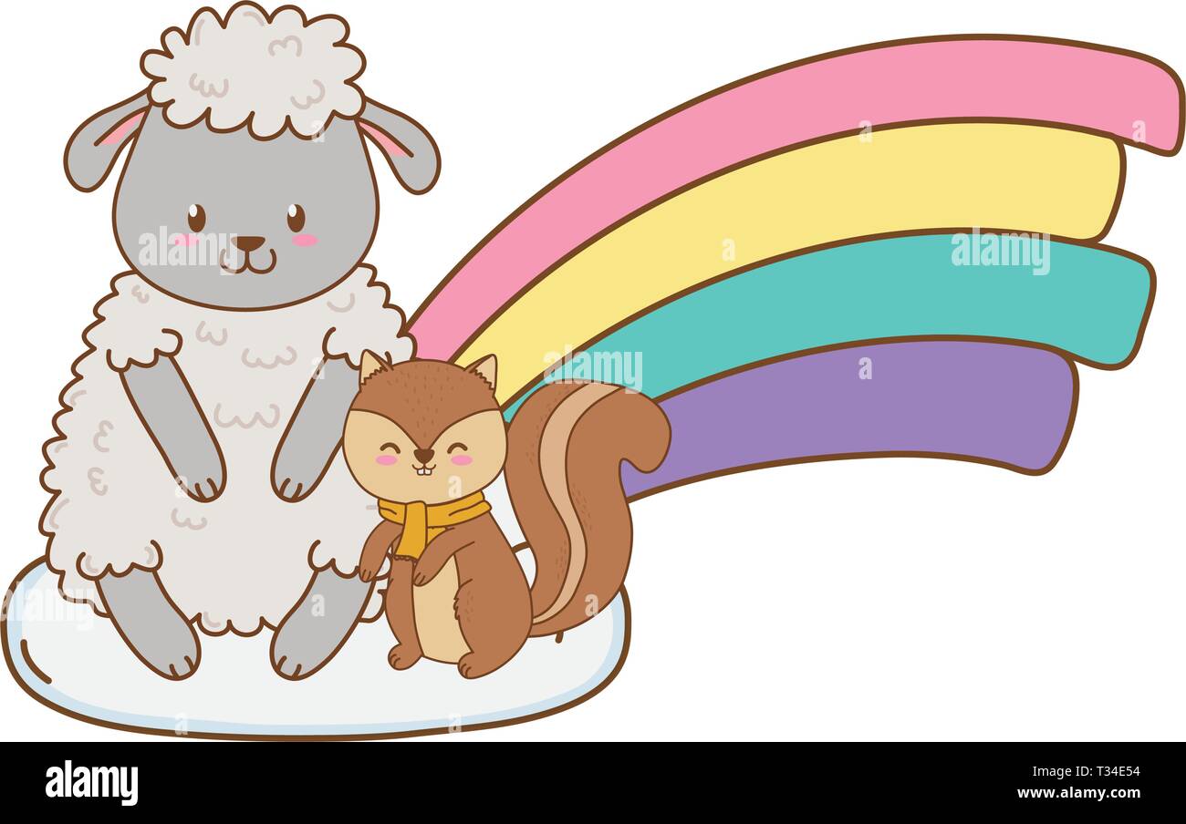 Rainbow Sheep Animation