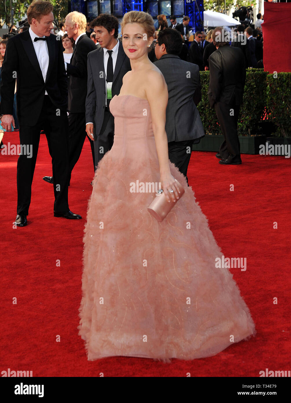Drew Barrymore- 61st Primetime EMMY Awards at the Nokia Theatre In Los ...