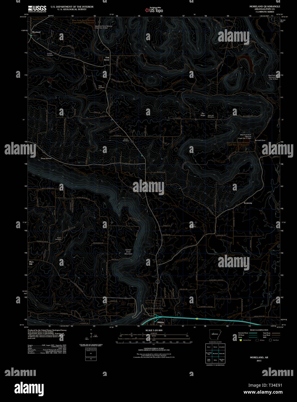 Moreland map hi-res stock photography and images - Alamy