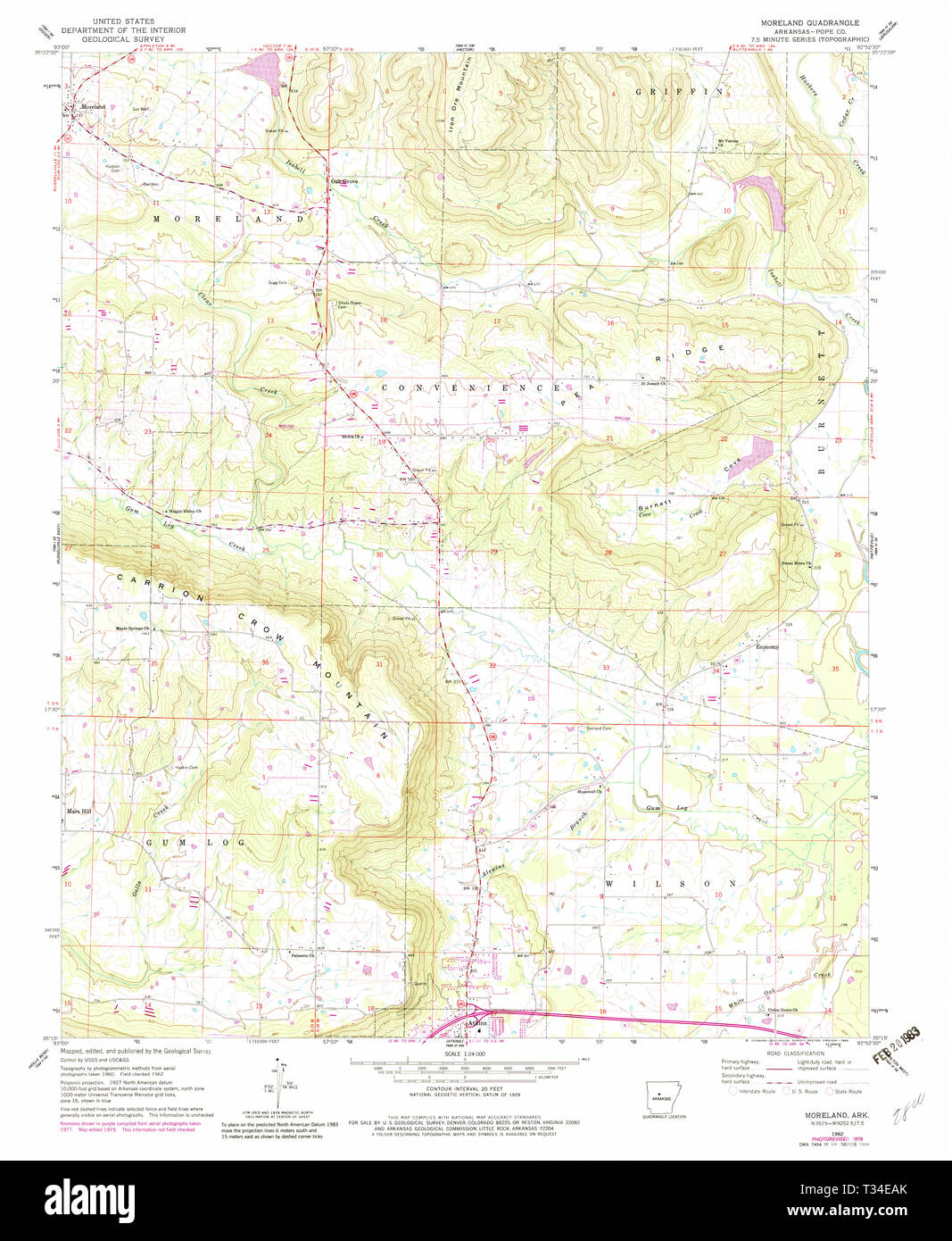 Map of moreland hi-res stock photography and images - Alamy