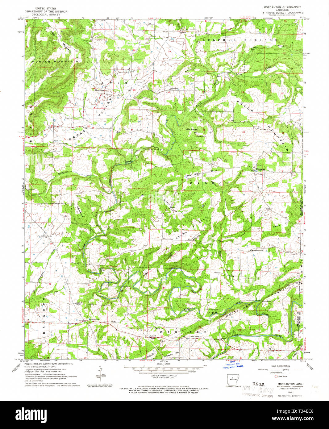 Map of morganton hi-res stock photography and images - Alamy