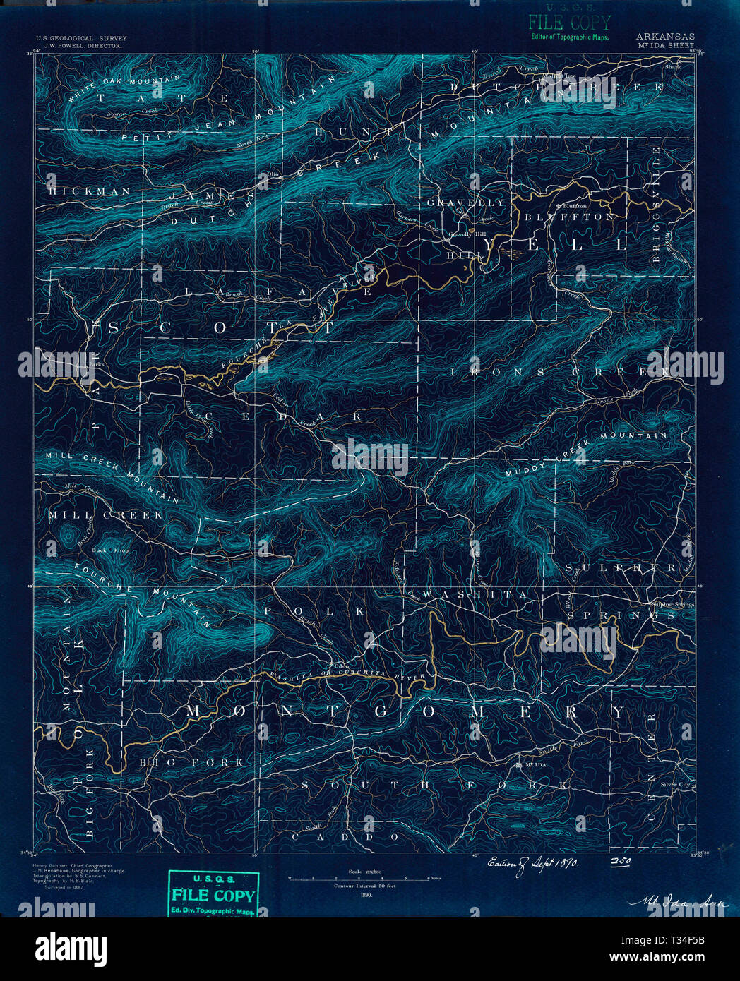 Mount Ida Map High Resolution Stock Photography and Images - Alamy