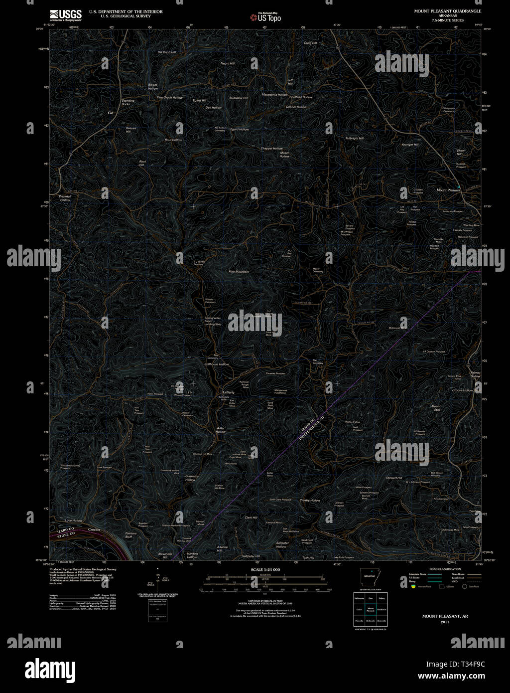Map Of Mount Pleasant High Resolution Stock Photography and Images - Alamy