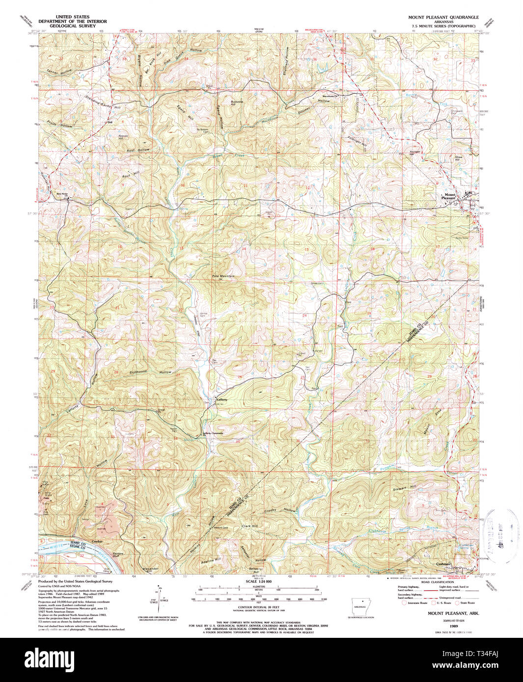 Map Of Mount Pleasant High Resolution Stock Photography and Images - Alamy