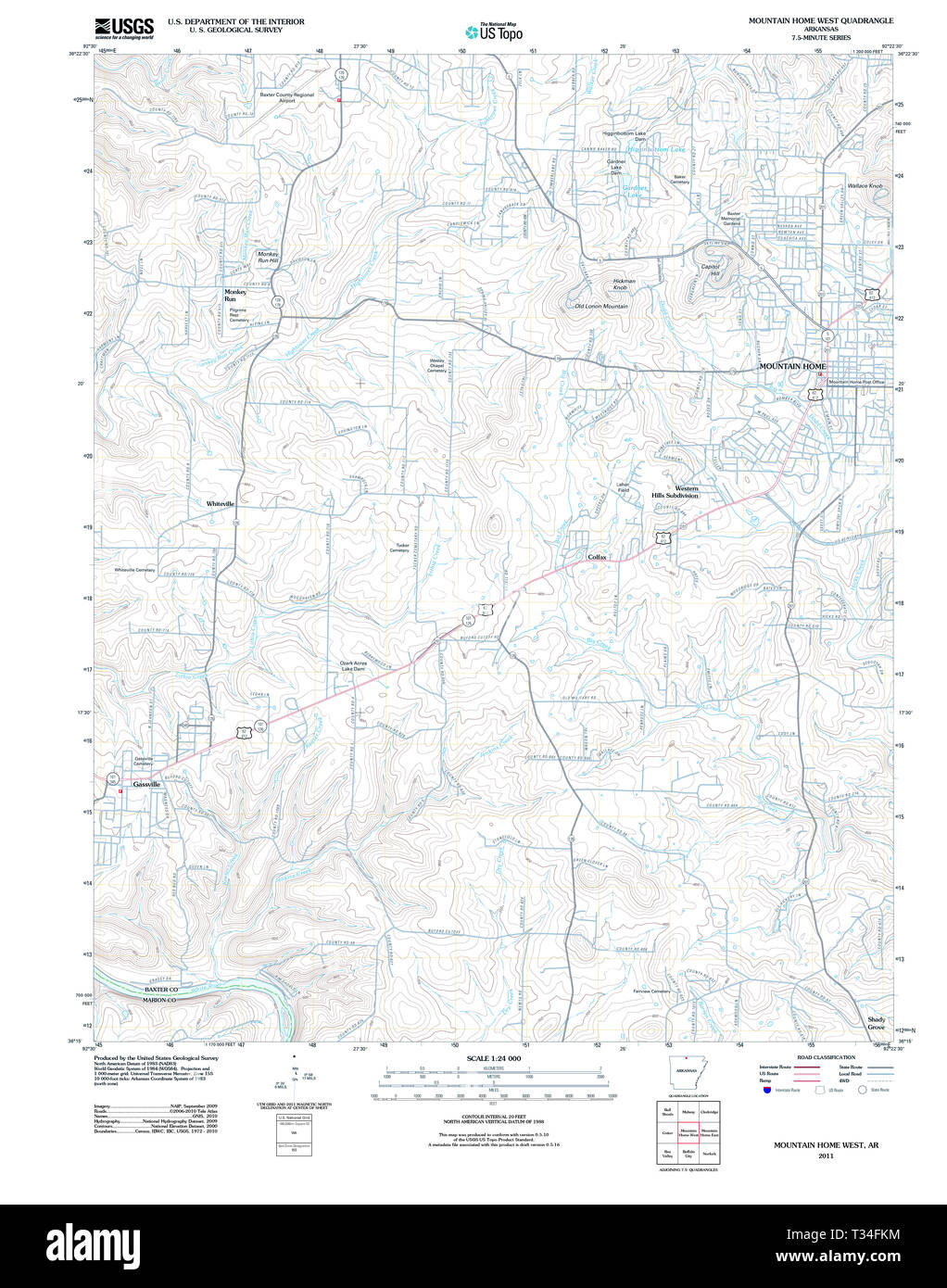 Map of mountain home Cut Out Stock Images & Pictures - Alamy