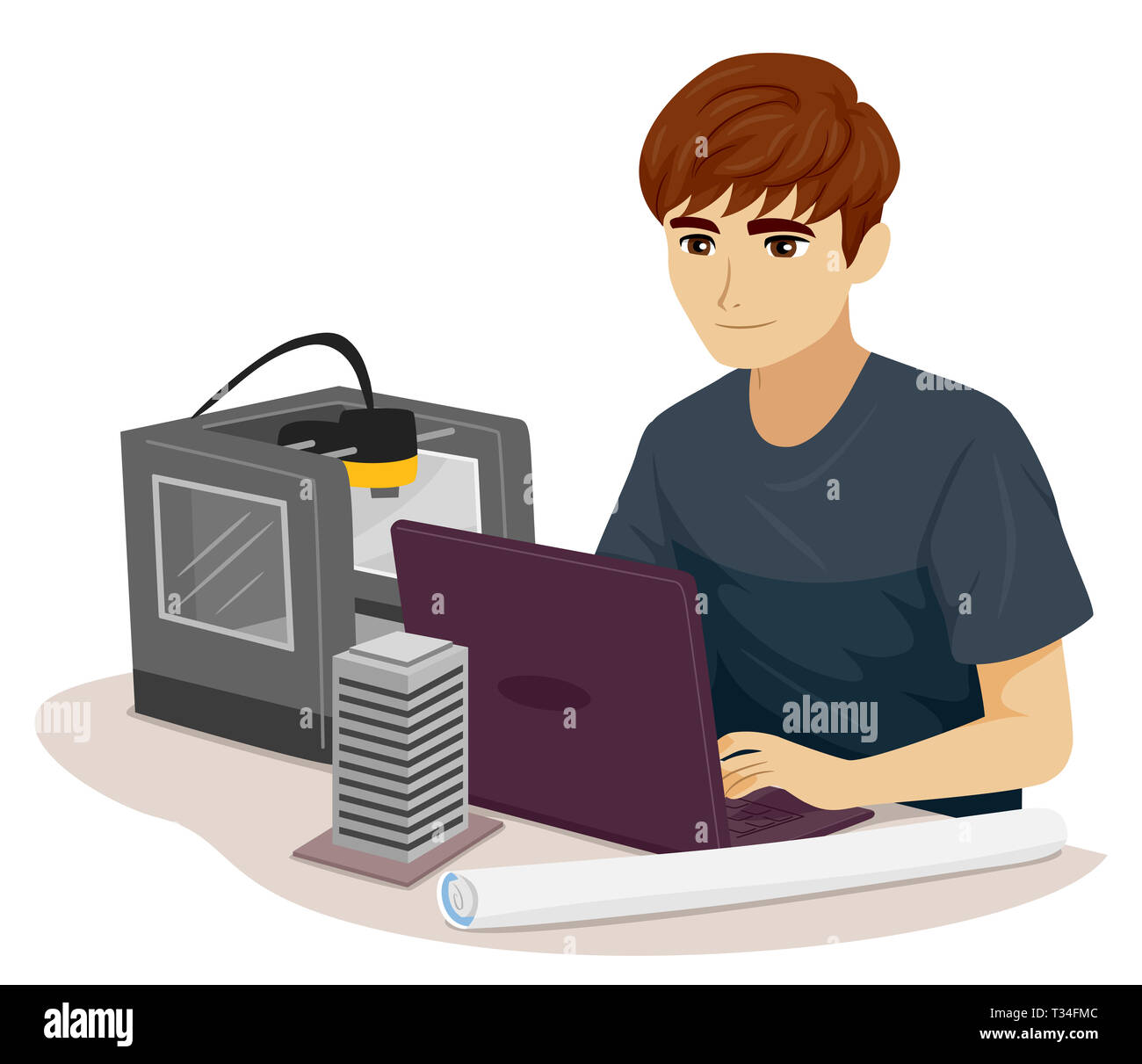 Computer Engineer Clipart High Resolution Stock Photography and Images ...