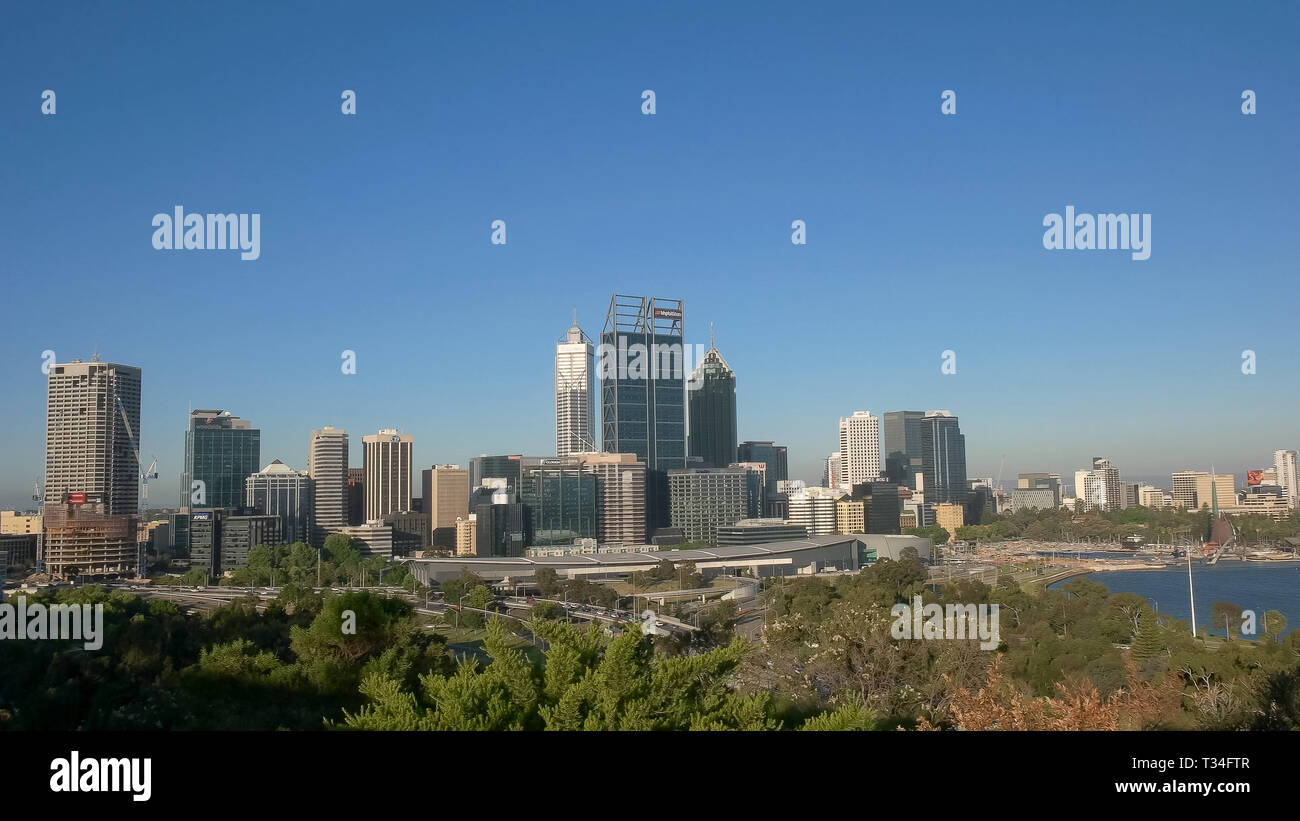 PERTH, WESTERN AUSTRALIA, AUSTRALIA- NOVEMBER 11, 2015: shot of the ...
