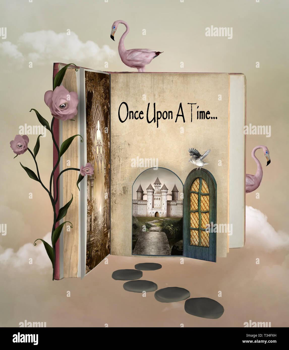 Fairy tale book open hi-res stock photography and images - Alamy