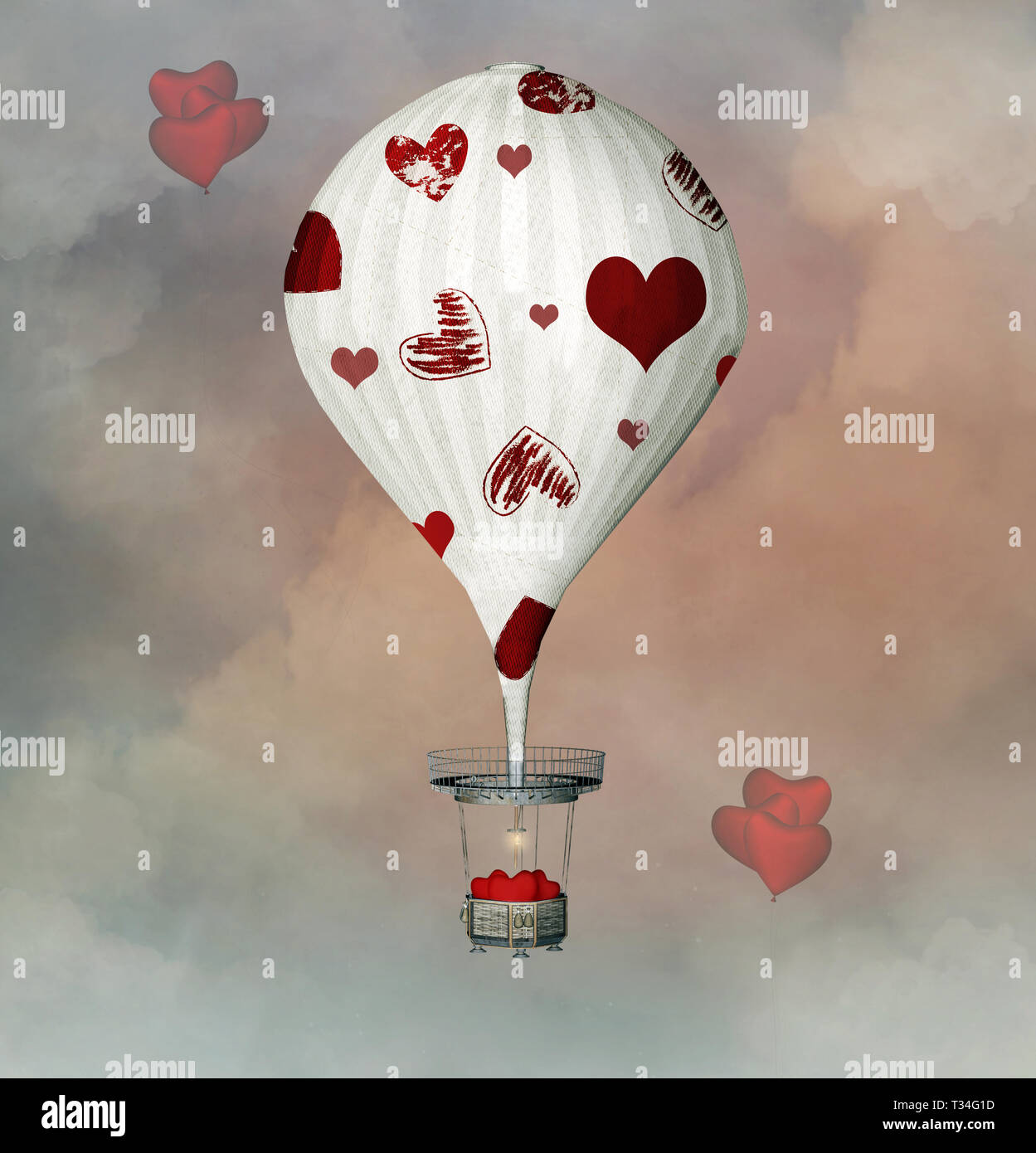 Fantasy airship hi-res stock photography and images - Alamy