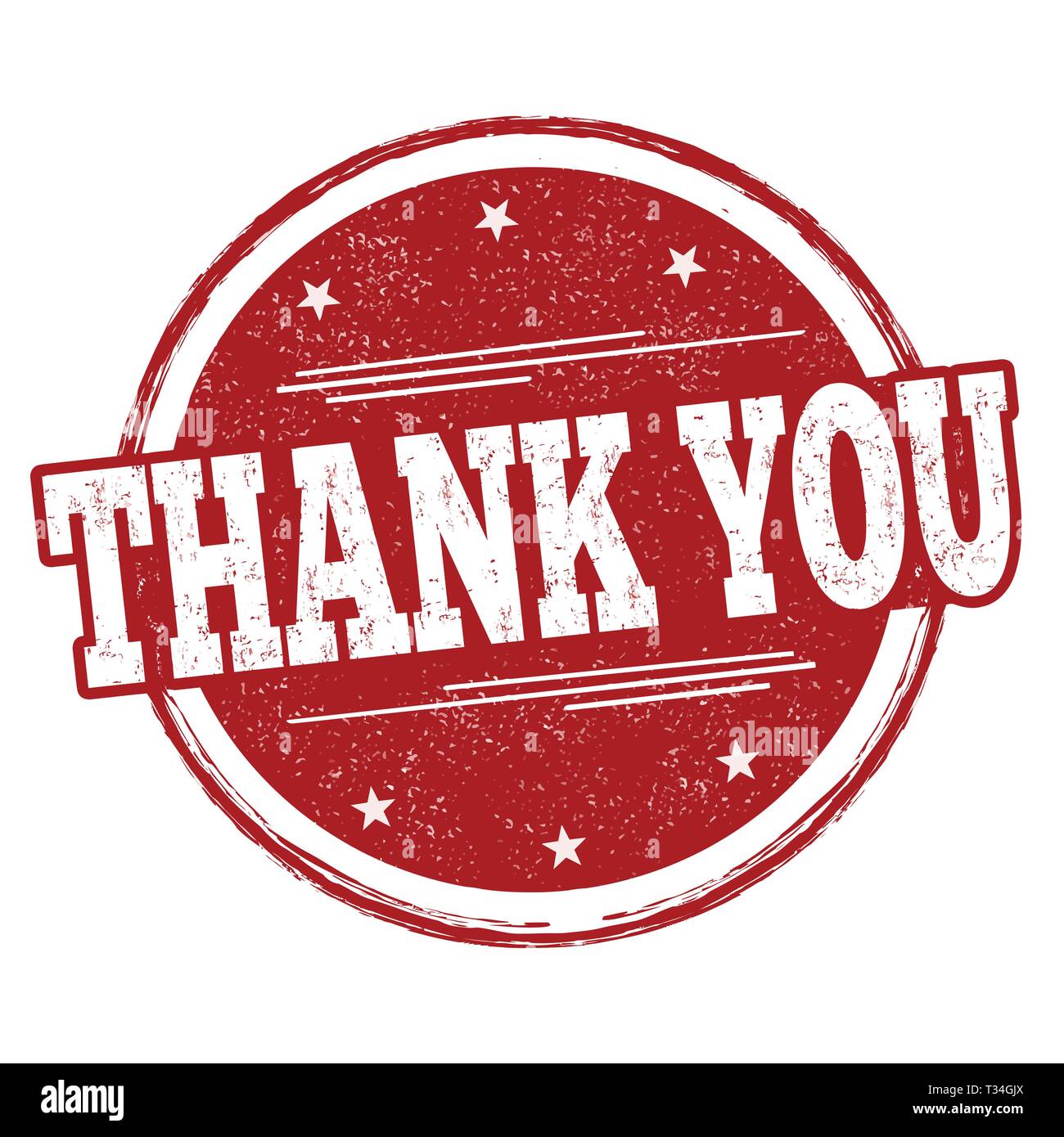 Thank you sign or stamp on white background, vector illustration Stock ...