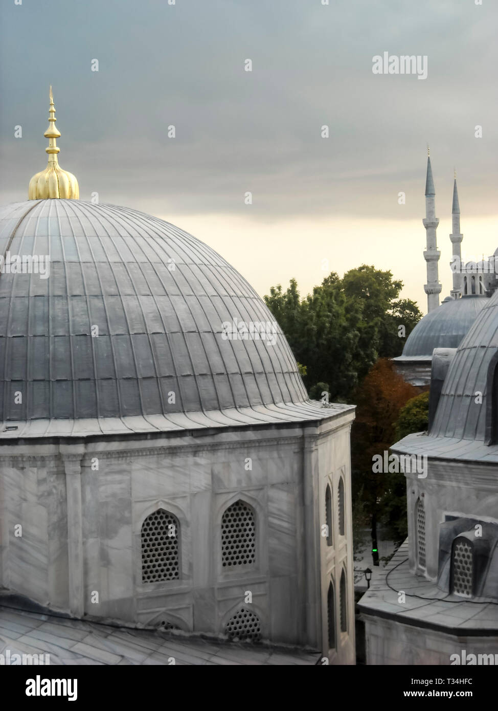 Blue mosque view hi-res stock photography and images - Alamy