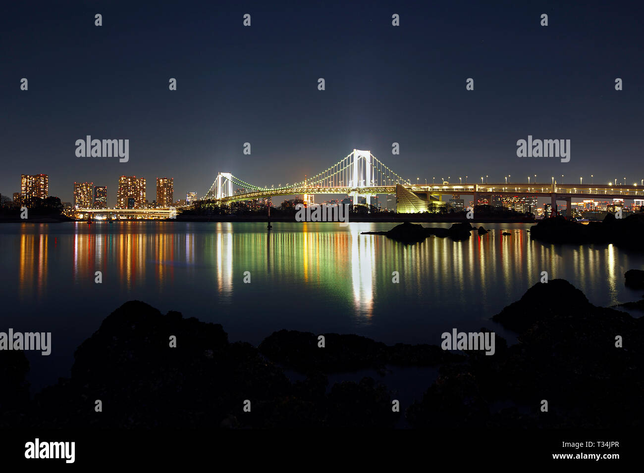 Famous rainbow bridge tokyo hi-res stock photography and images - Alamy