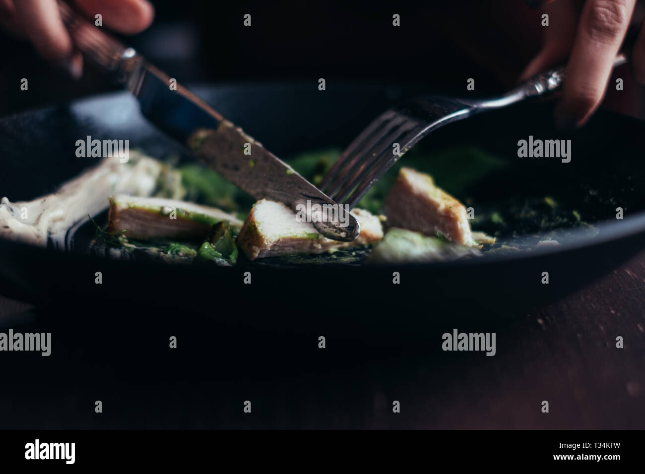 Human eating hi-res stock photography and images - Alamy