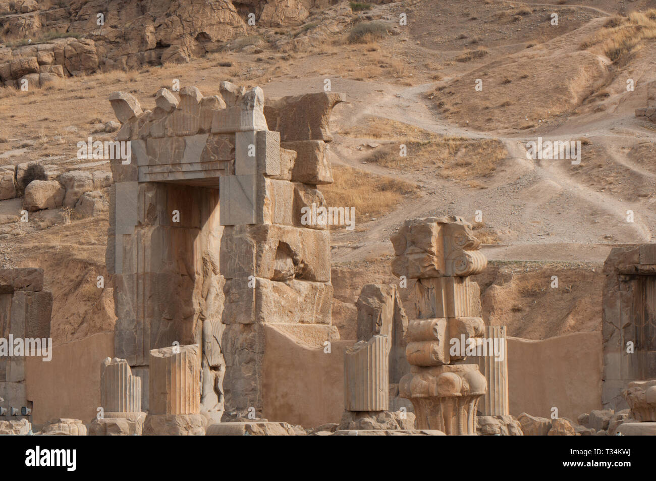 Gate of all Nations, Persepolis, Marvdasht, Fars Province, Iran Stock ...