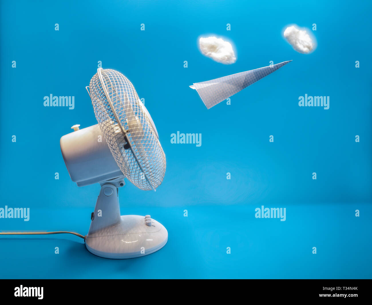 Conceptual aircraft flying in the sky Stock Photo - Alamy