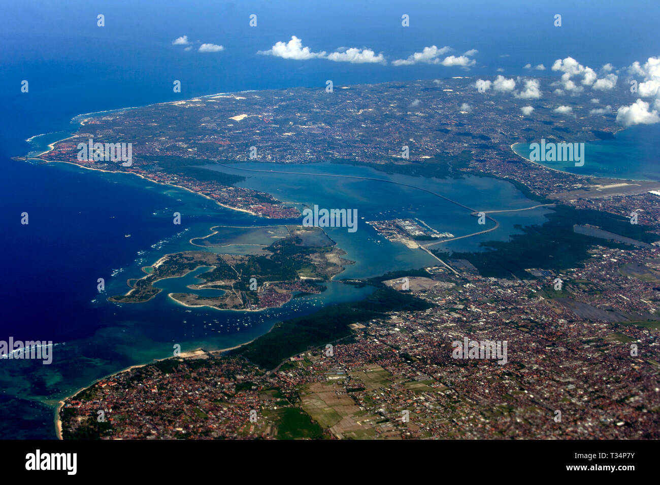 Aerial view in bali coastline hi-res stock photography and images - Alamy