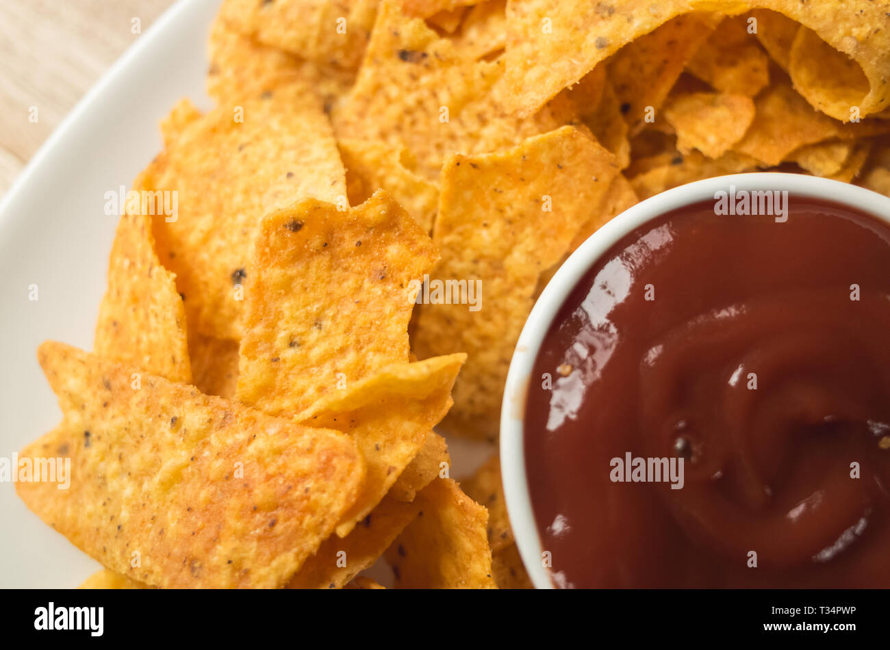Mexican nachos chips hi-res stock photography and images - Alamy