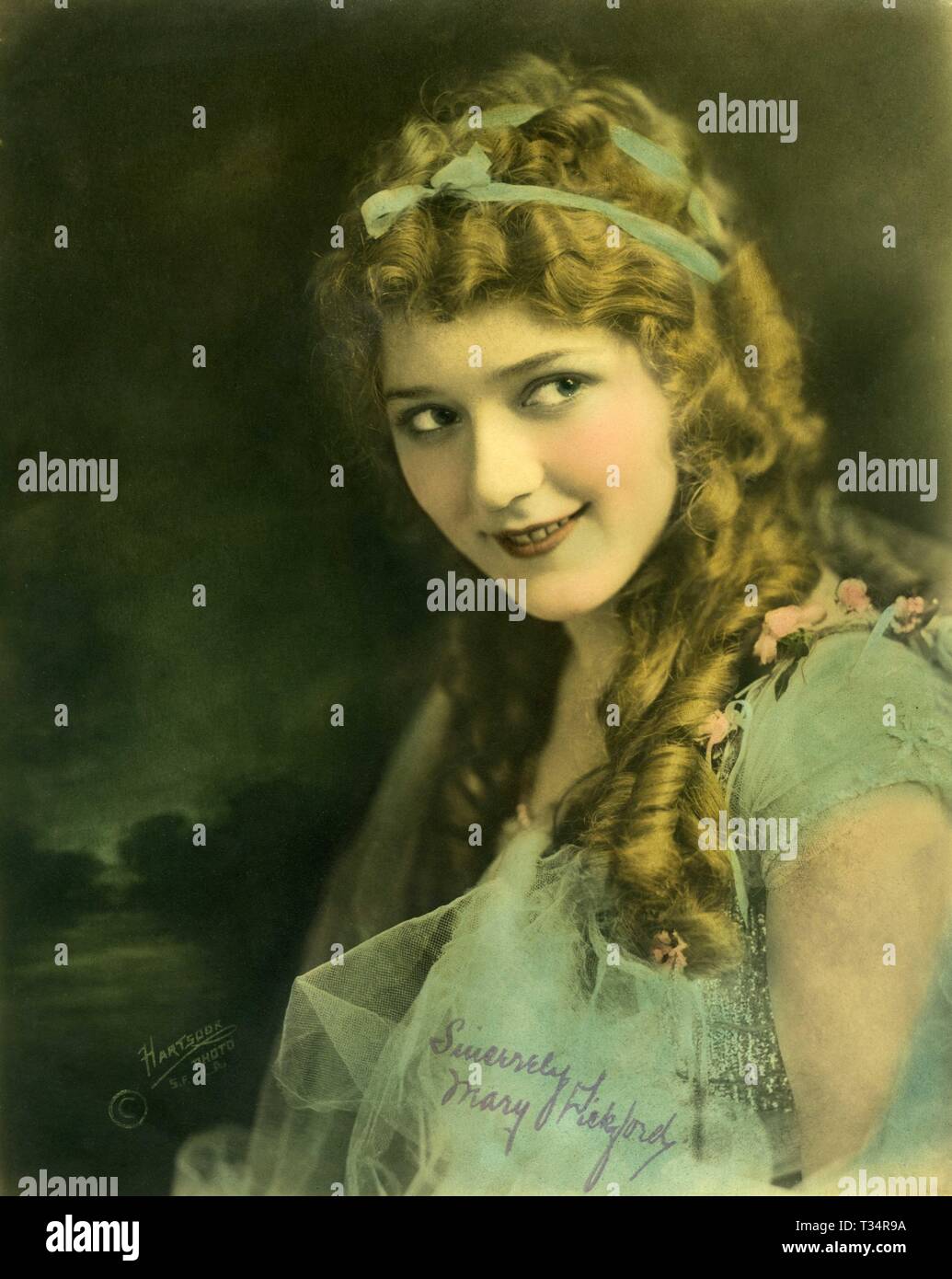 MARY PICKFORD Portrait HARTSOOK Photo circa 1919 America's Sweetheart ...